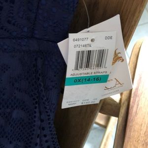 BECCA | Swim | Becca Plus Lace Crochet Swimsuit Dress | Poshmark